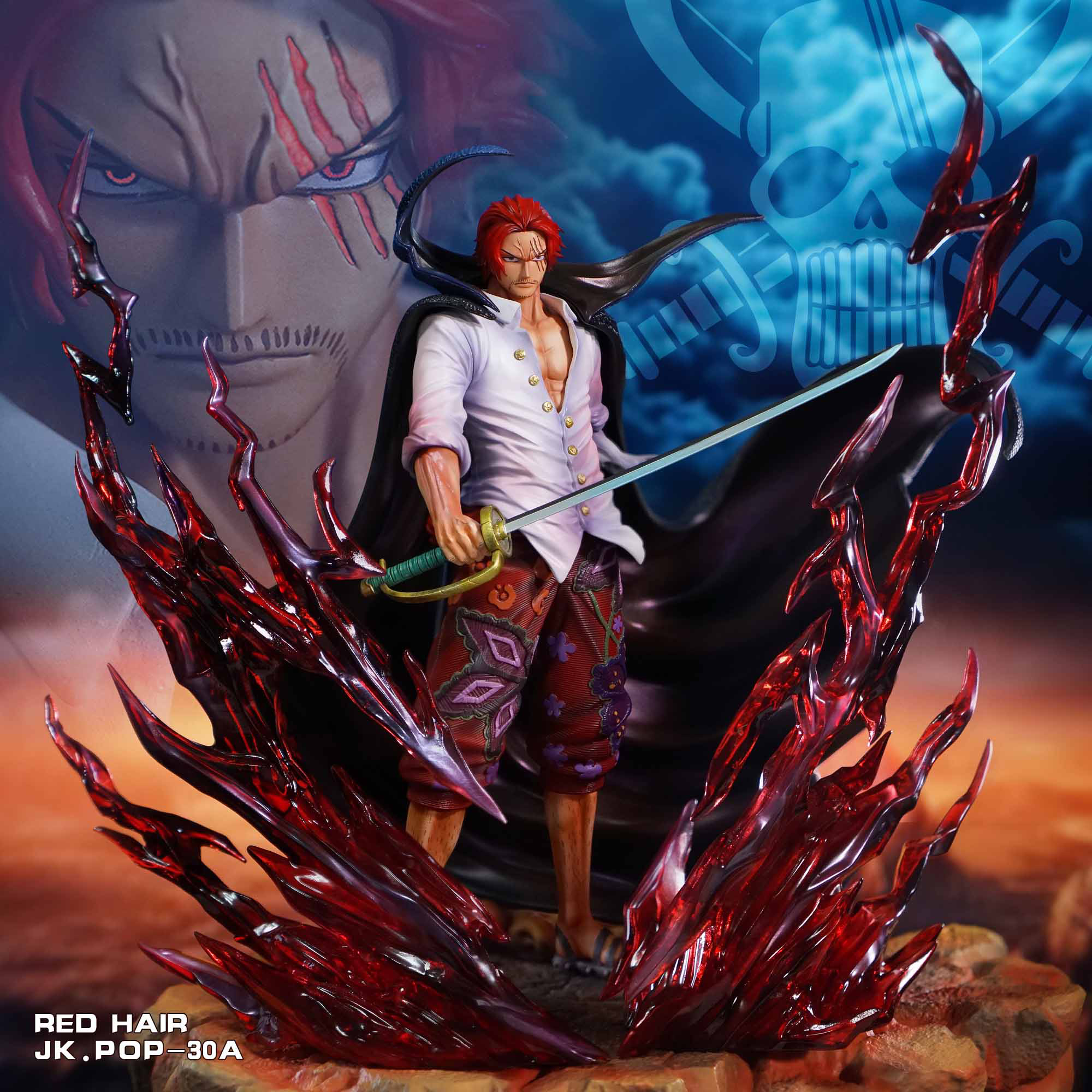 POP Scale Standing Red Haired Shanks - ONE PIECE Resin Statue - JacksDo ...