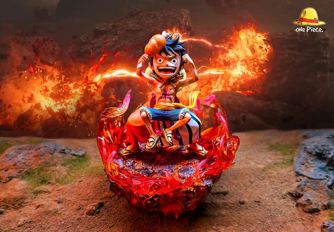 WCF Scale Monkey D. Luffy & Half Body - ONE PIECE Resin Statue - ONE ...