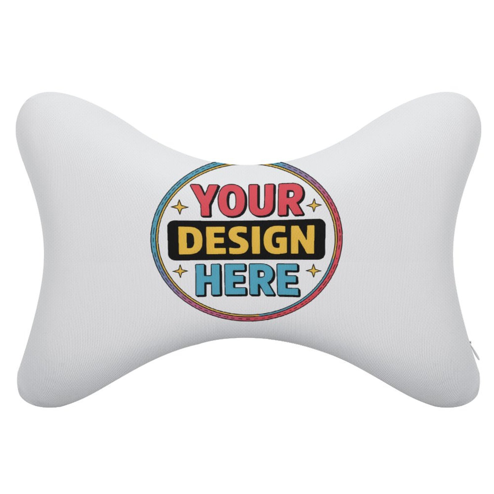 Personalized Custom Car Bone Pillow (Two Pack)