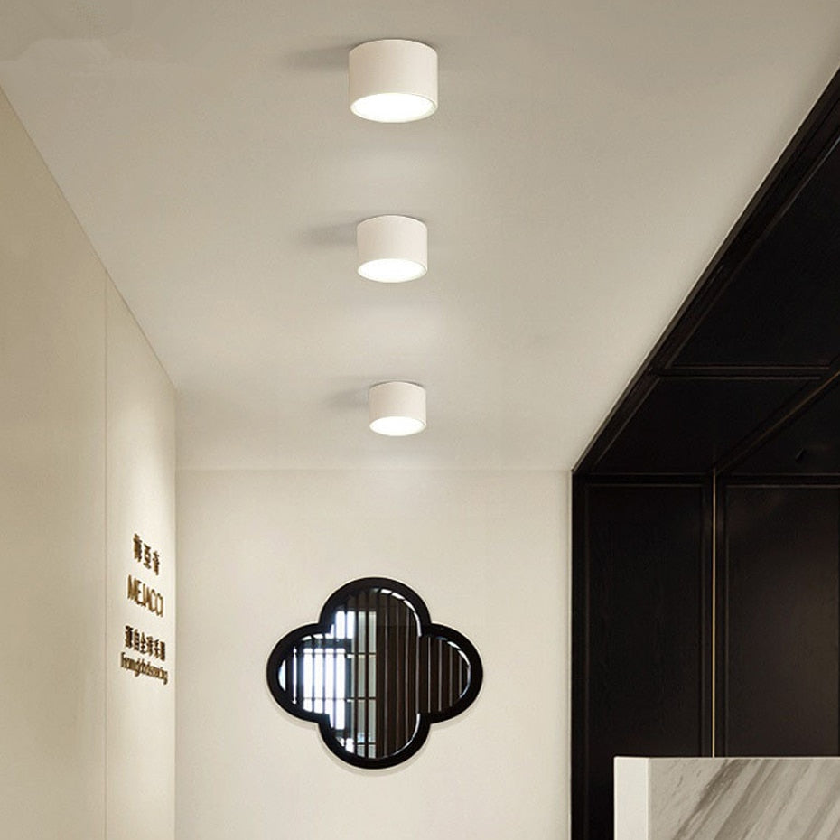 LED surface mounted ceiling lamp 5W 12W 15W dimmable led Down Light ...