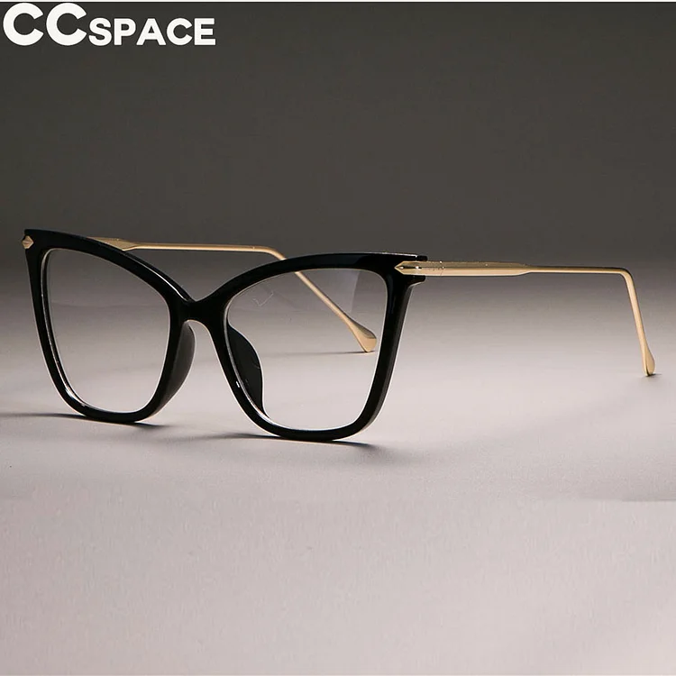 45077 Lady Cat Eye Glasses Frames For Women Sexy Oversized Metal Frame ...