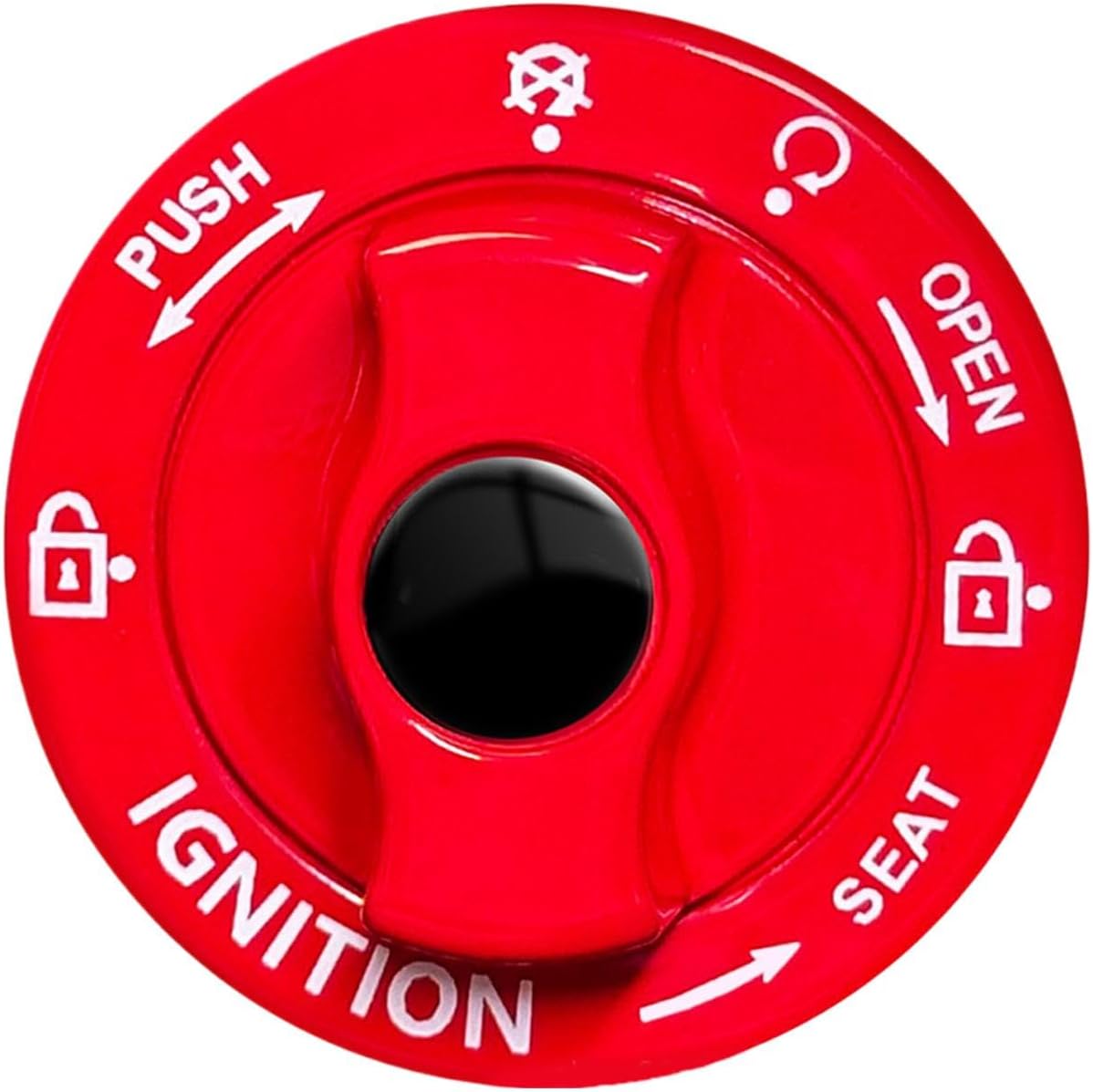 Push Start Button Cover - Metal Car Engine Start Stop Button Cover ...