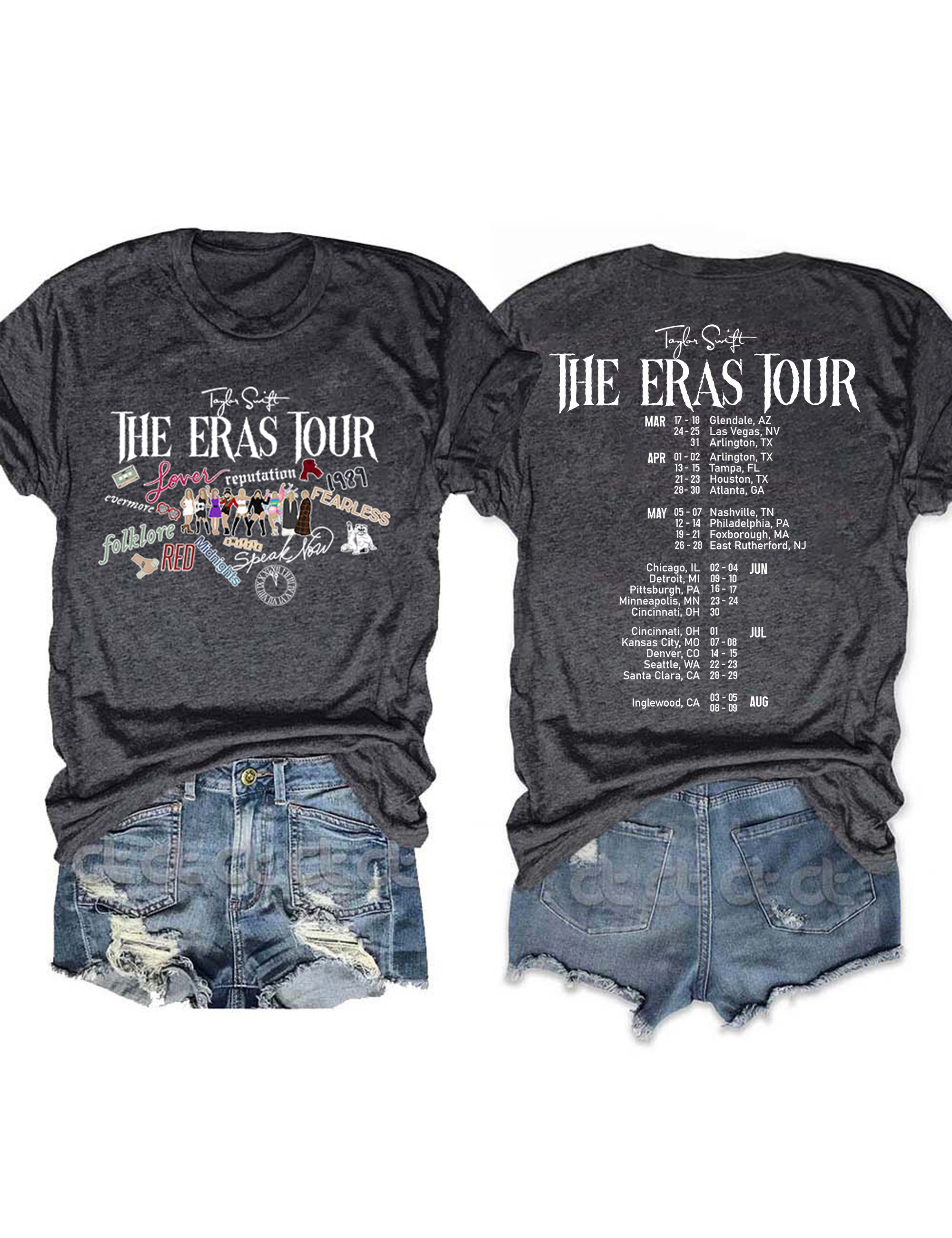 Taylor Swift The Eras Tour 2023 T Shirt Taylor Swift The Eras Tour 2023 T Shirt