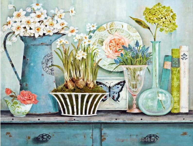 DIY Painting By Numbers | Tableware - 40*50cm
