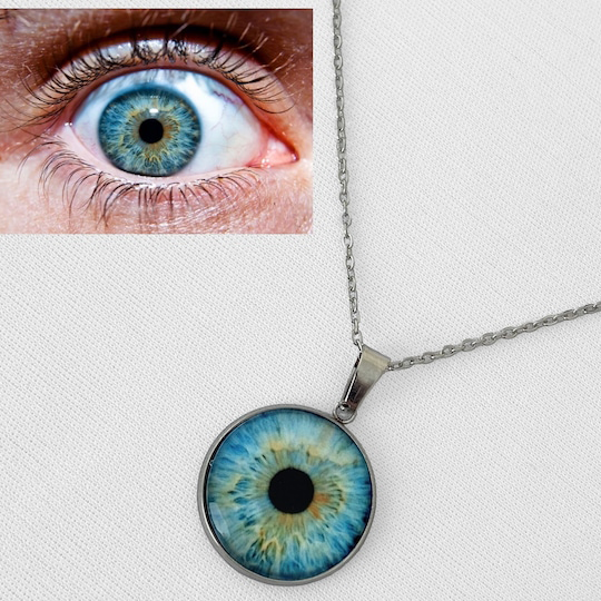 Personalized Eye Iris Necklace Gifts