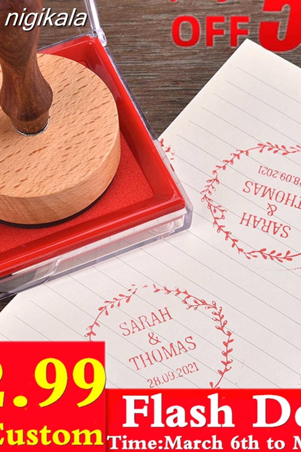 nigikala Stamp Custom Stamp Wedding Party Packaging Seal Company ...