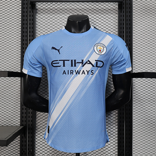 2025/2026 Player Version Manchester City Home Football Shirt
