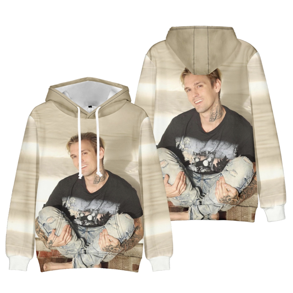 RIP Aaron Carter Hoodie 3D Print Pullover Crenshaw Sweatshirt