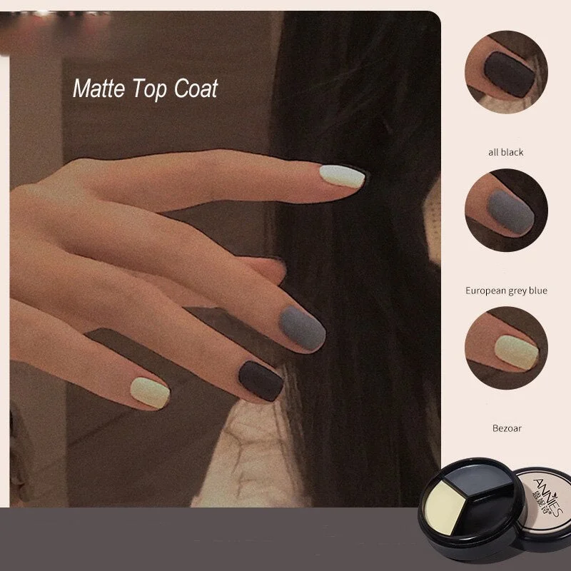 New 15ML Three-color Solid Cream Nail Gel Polish Japanese Semi ...