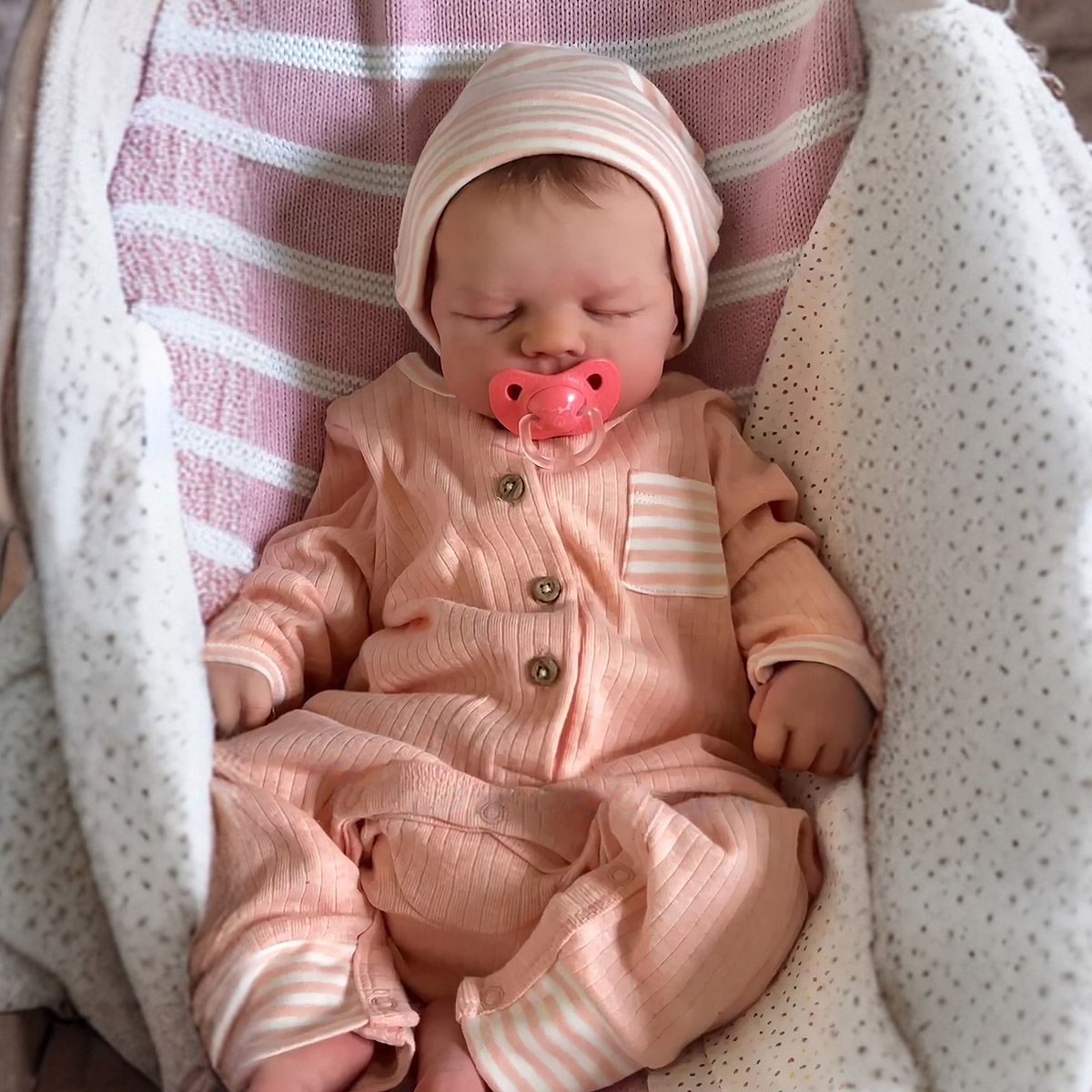 12 & 16 Inches Full Platinum Solid Silicone Newborn Baby Doll Boy and ...