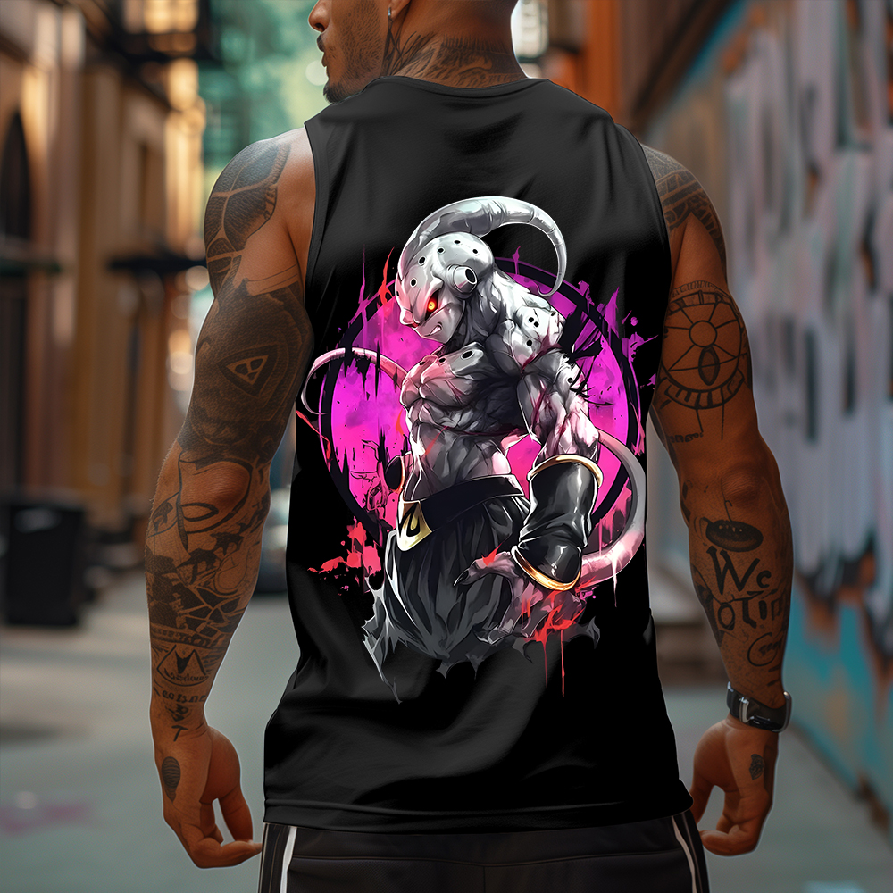 Outletsltd Casual Anime Print Gym Tank Top 19.99