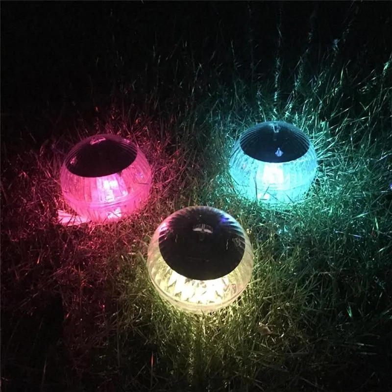 LED Disco Light Swimming Pool Waterproof LED Solar Power Multi Color ...