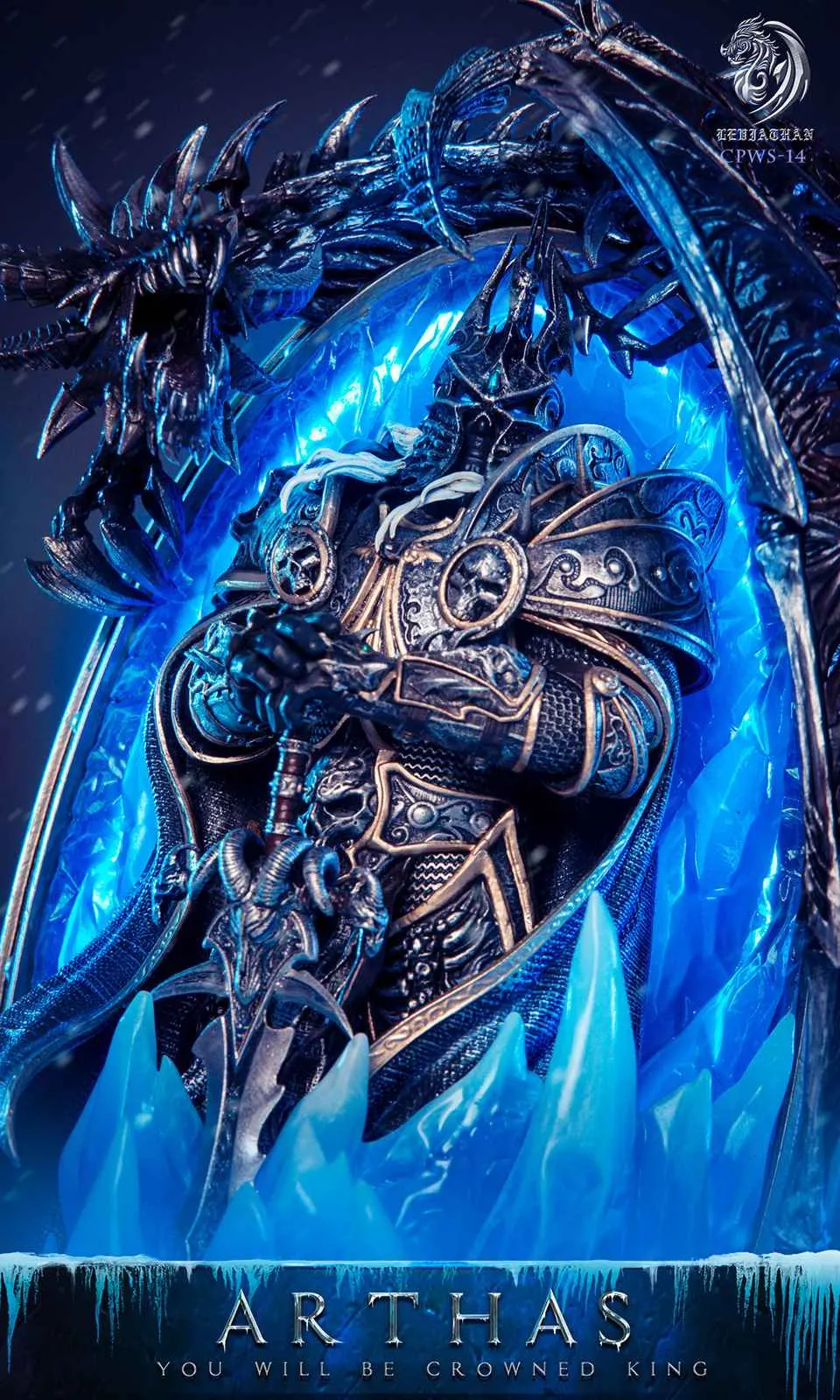The Lich King with LED - Hearthstone Resin Statue - Leviathan Successor ...