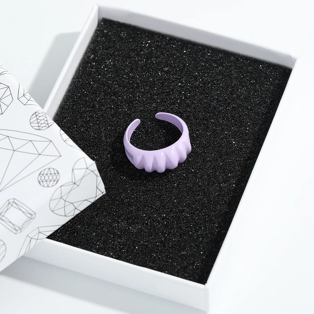 CANDY COLOR OPEN RING