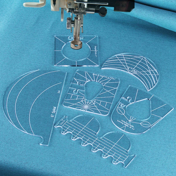 Machine Quilting Ruler Set