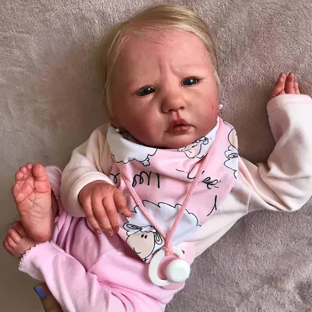 19 Inches Realistic Reborn Toddler Winnie Brown Hair