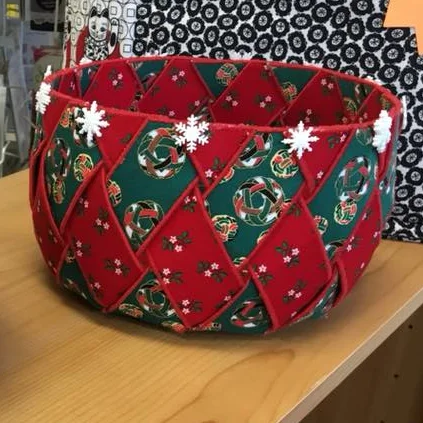 Woven Spiral Storage Basket Template -（With Instructions）