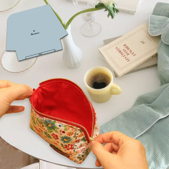 DIY Exquisite Zipper Bag Template-With Instructions