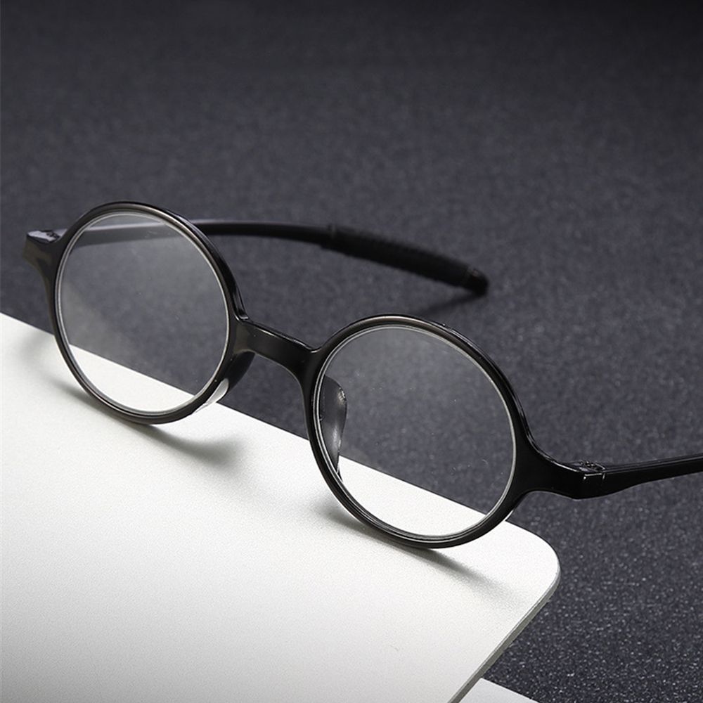 Vision Care Round Frame Reading Glasses Presbyopic Eyeglasses Far Sight ...