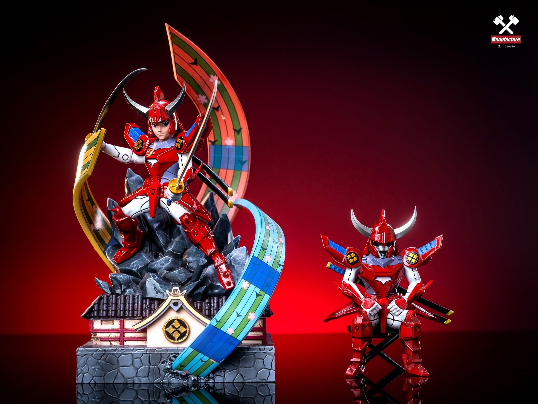 Ryo of the Wildfire - Ronin Warriors Resin Statue - M.F Studios [Pre-Order]
