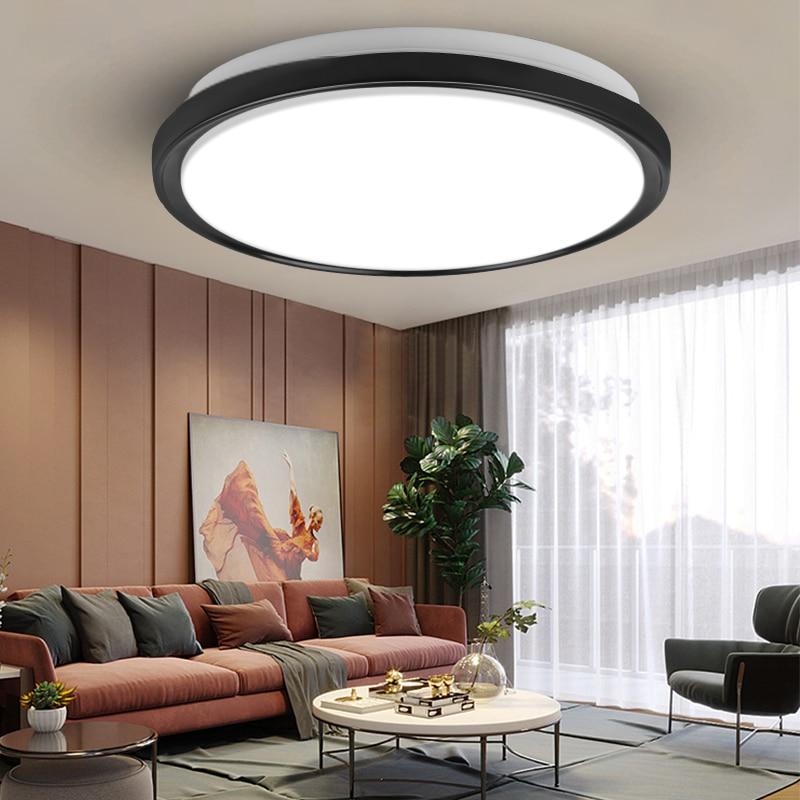 Led Ceiling Lights Modern Leds Ceiling Lamp Light Fixtures Round Panel ...