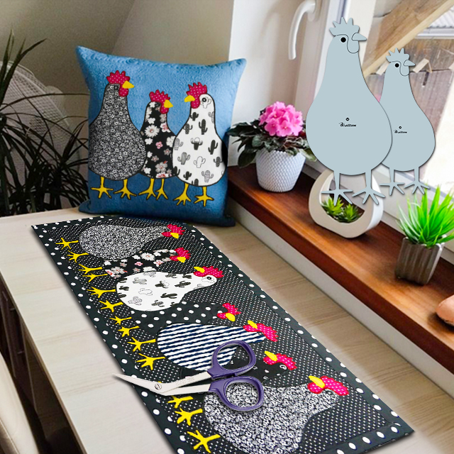 🐔 Cluckin’ Fast Table Runner Templates