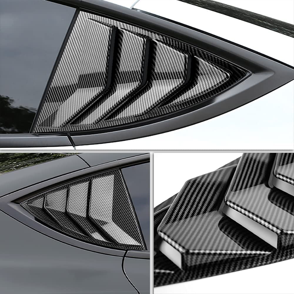 Tesla Model Y Rear Side Window Louvers Covers