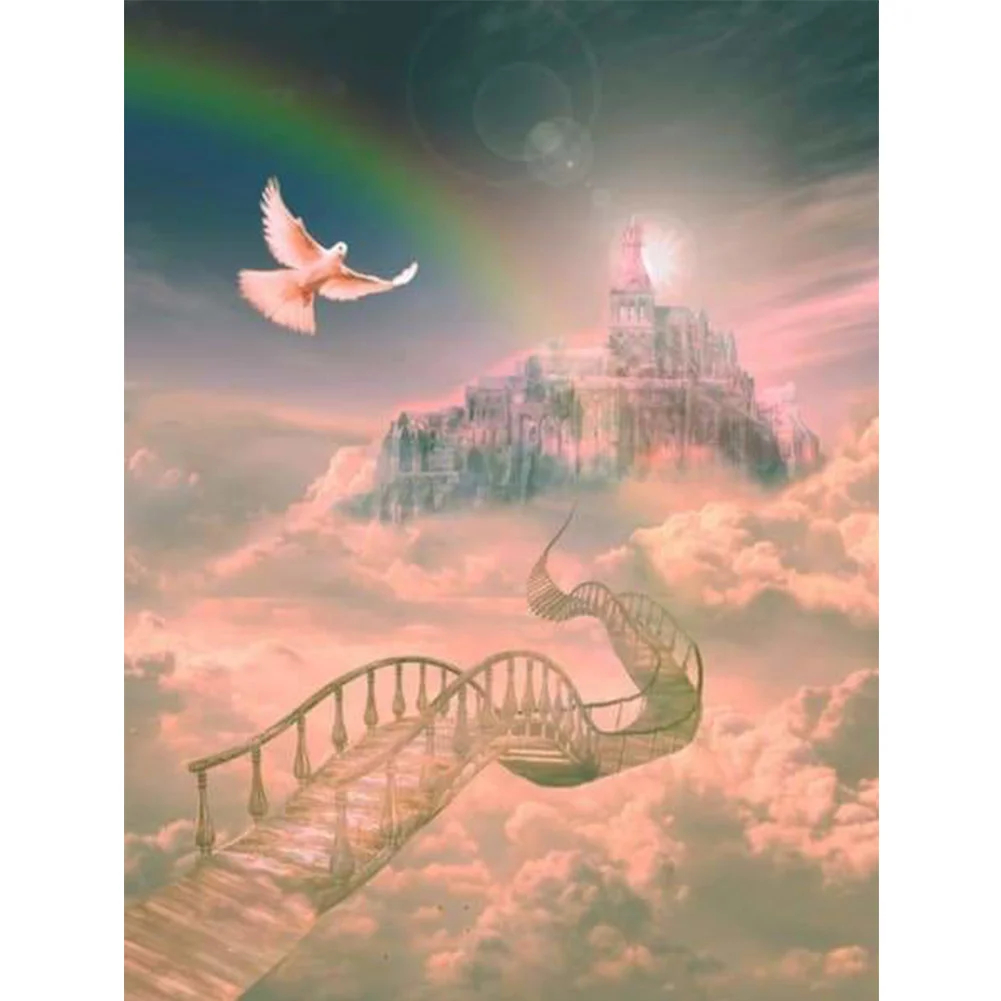 Heaven's Bridge (canvas) full round or square drill diamond painting