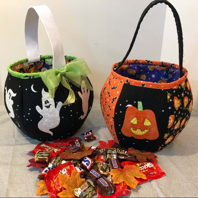 Halloween Trick or Treat Basket Template Set-With Instructions