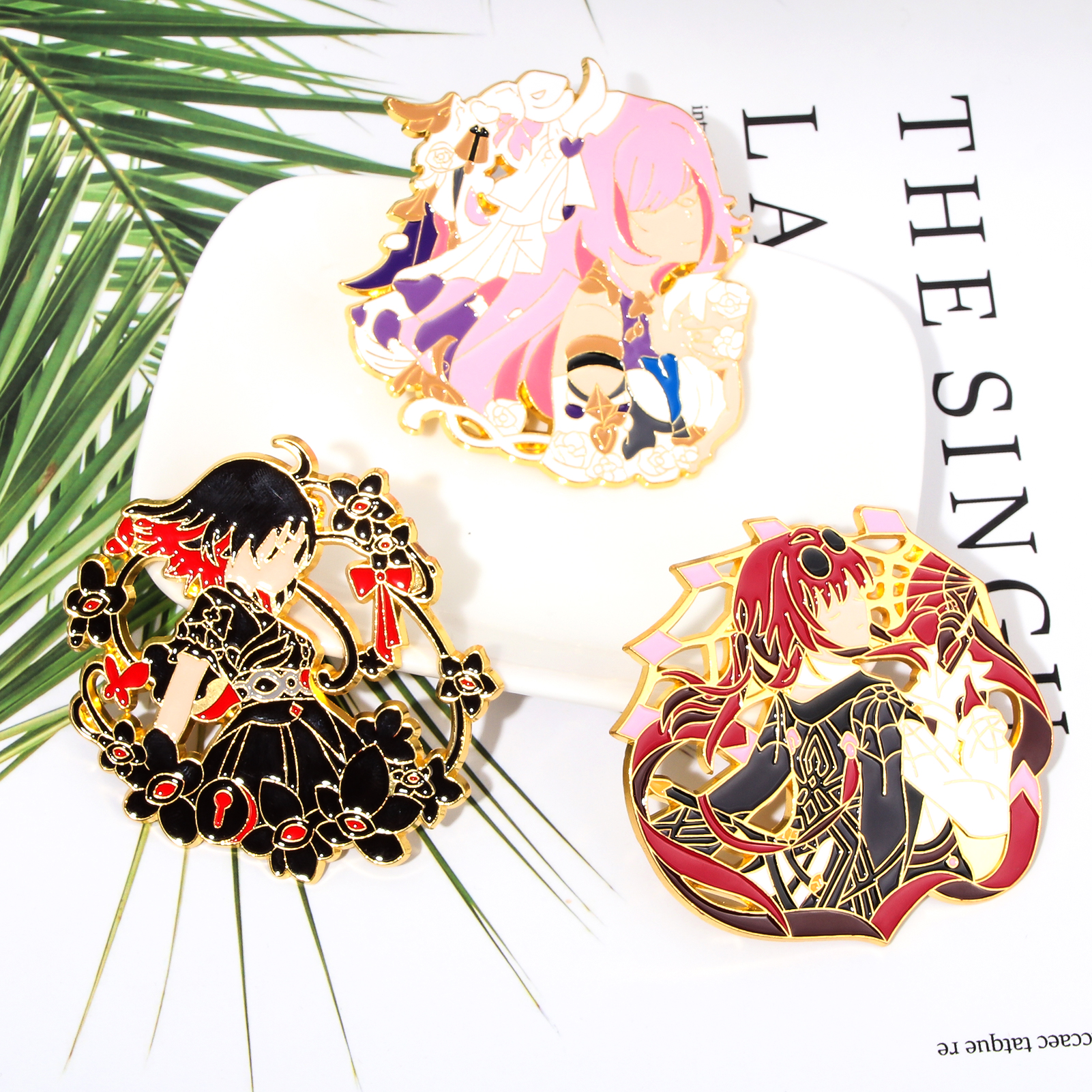 Honkai Star Rail Pin Kafka Elysia Metal Badge