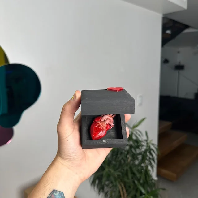 My Heart In A Box. Valentines day or anyday gift small human heart ...