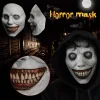 1pcs New Halloween Party Masks Horror Mask COS Exorcist Smile White ...