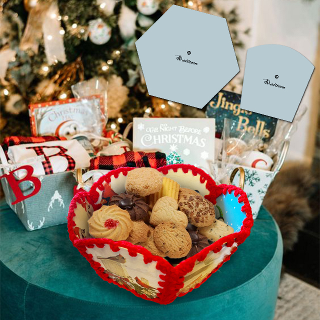 Memory Christmas Greeting Card Basket Template Set - With Detailed ...