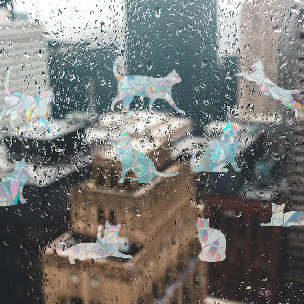 Animal Cloud Effect Prisms Window Stickers