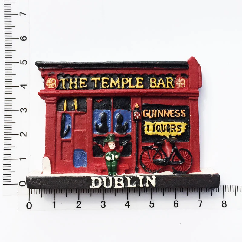 Athvotar Dingle Peninsula Dublin The Temple Bar Tourism Souvenir Fridge ...