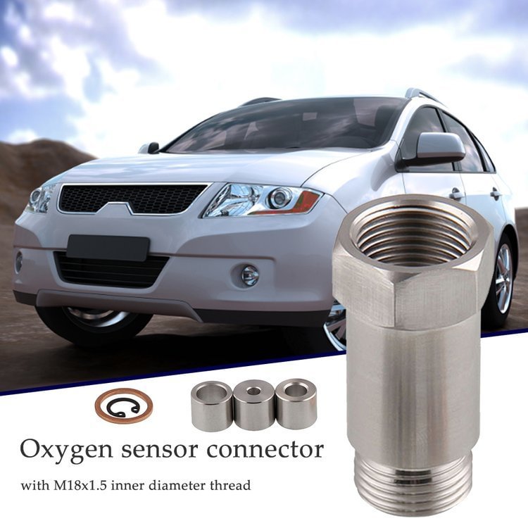 Universal M18 x 1.5 Thread Car Exhaust Oxygen O2 Sensor Spacers Adapter Kit