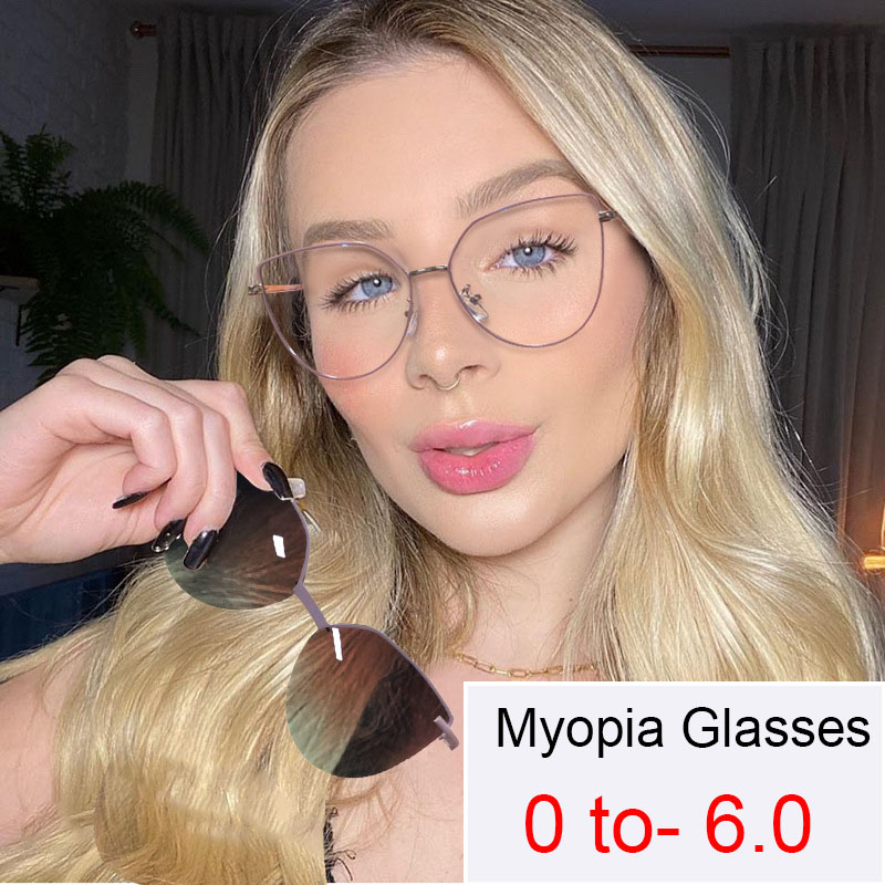 Myopia Anti Blue Light Glasses Frame Polarized Sunglasses Female 2 In 1 ...