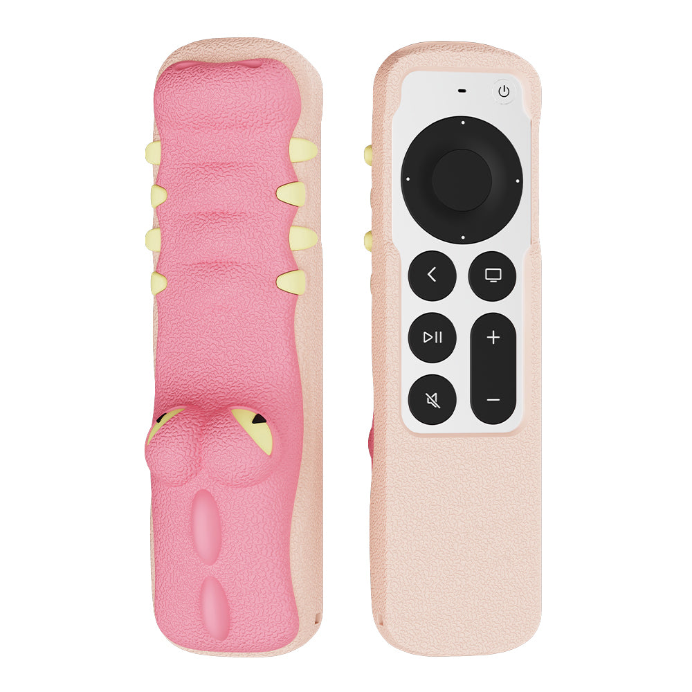Sikai Pink Crocodile Shape New Silicone Case Soft Non Slip Anti Drop