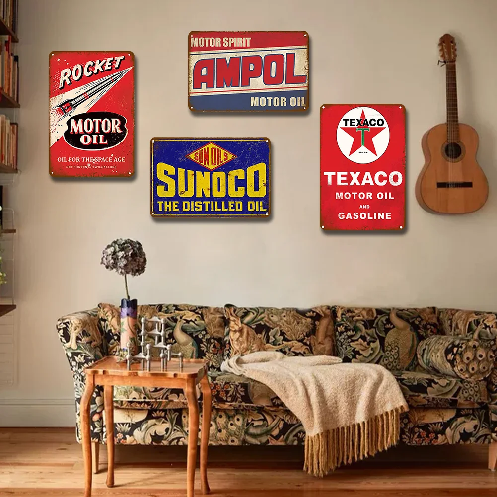 Oil - Vintage Tin Signs - （20*30cm）