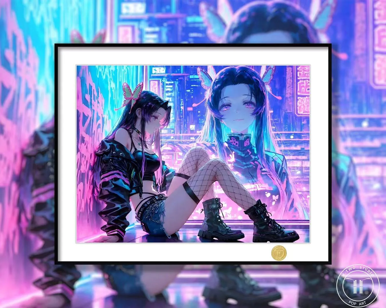 Cyber Ver. Kanae Kocho Decorative Painting - Demon Slayer: Kimetsu No ...