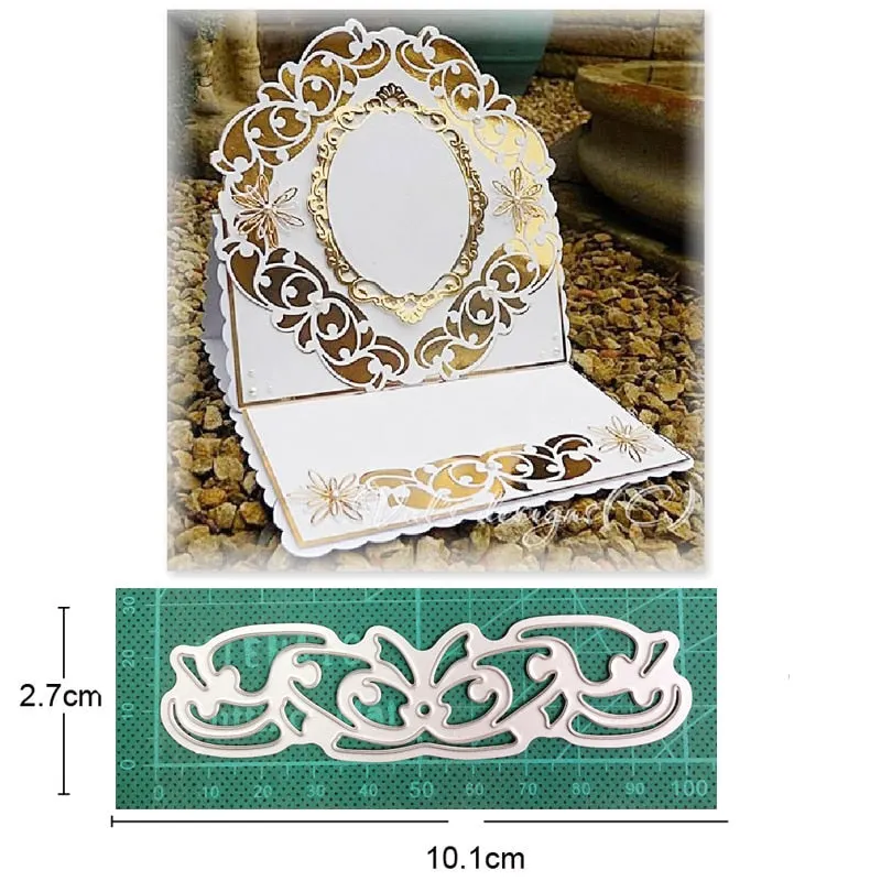 Craft Dies Metal Cutting Dies Cut Die Lace Corner Border Frame ...