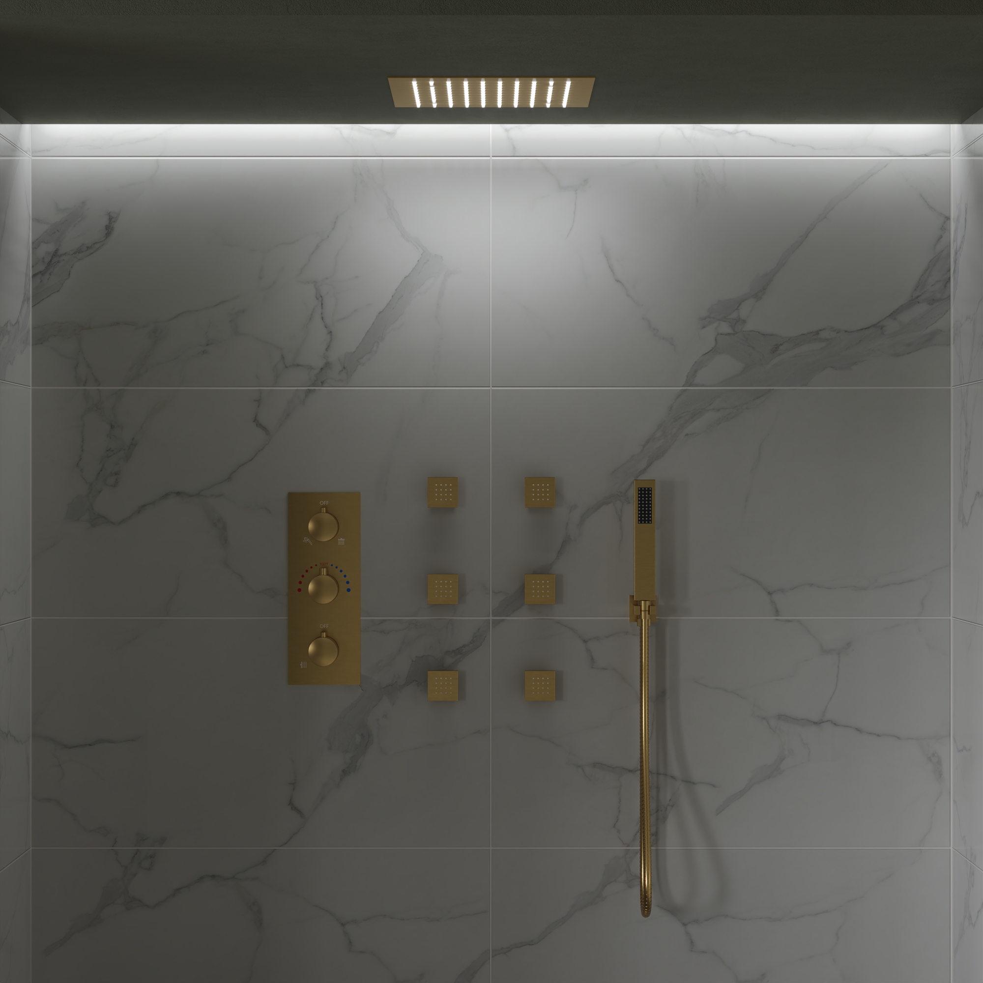 Shower System | Modern Elegance by EVERSTEIN