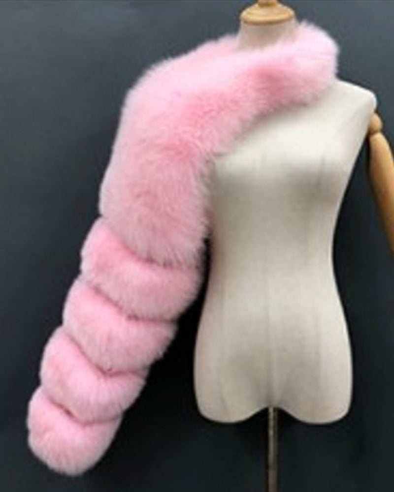 Fashion Fur Sleeve