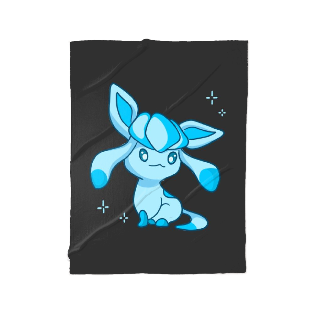 Baby Ice Eevee Glaceon, Pokemon Fleece Blanket