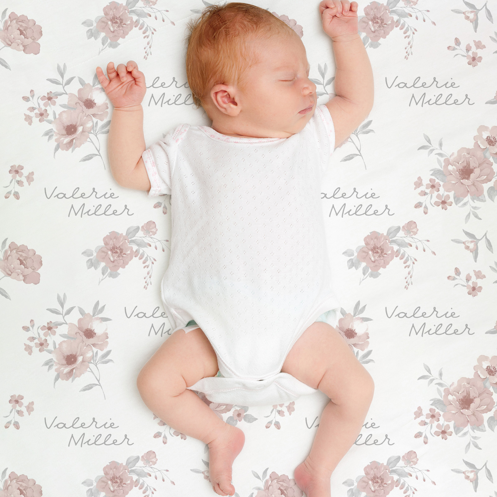 Personalized Baby Name Blanket | Ink Flower