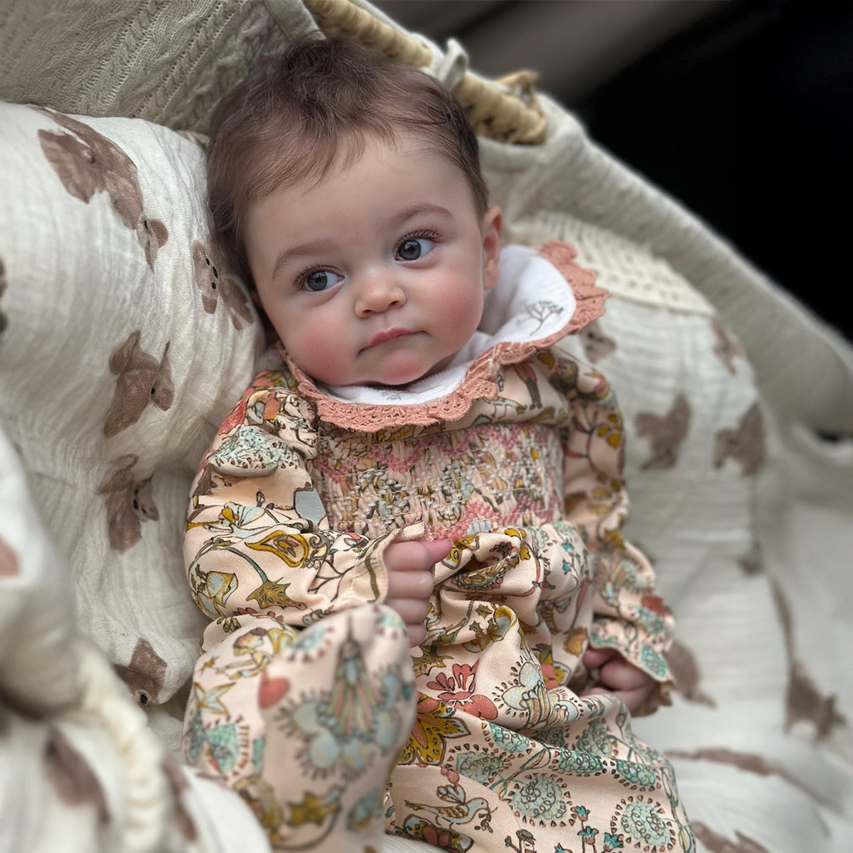 12 Inches & 16 Inches Lifelike Realistic Reborn Baby Doll with Bright ...