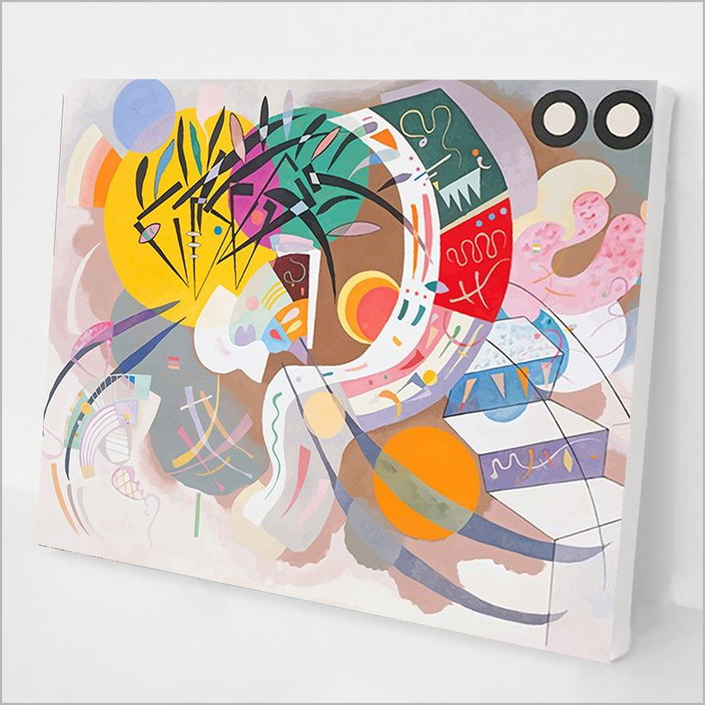 DIY Painting By Numbers | Wassily Kandinsky Dominant Curve