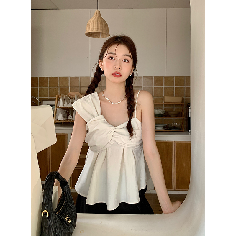 FRENCH GORGEOUS IRREGULAR TOP