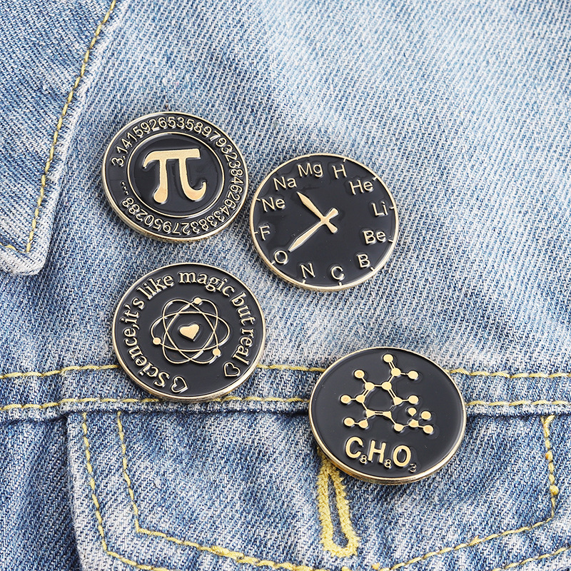 Chemistry enamel pin