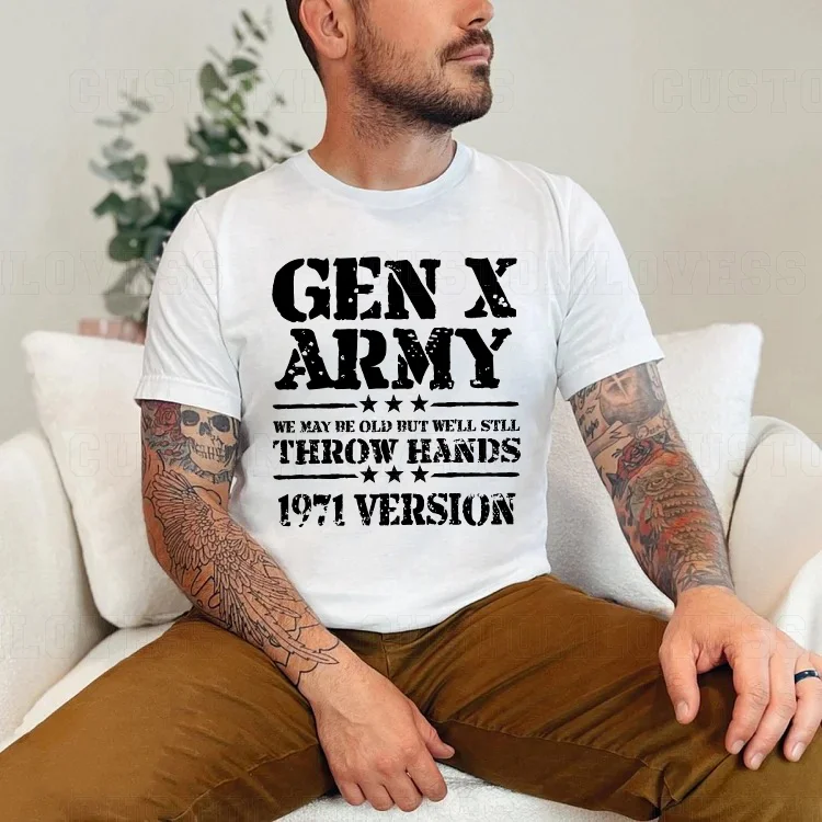 Custom Gen X ARMY T-Shirt